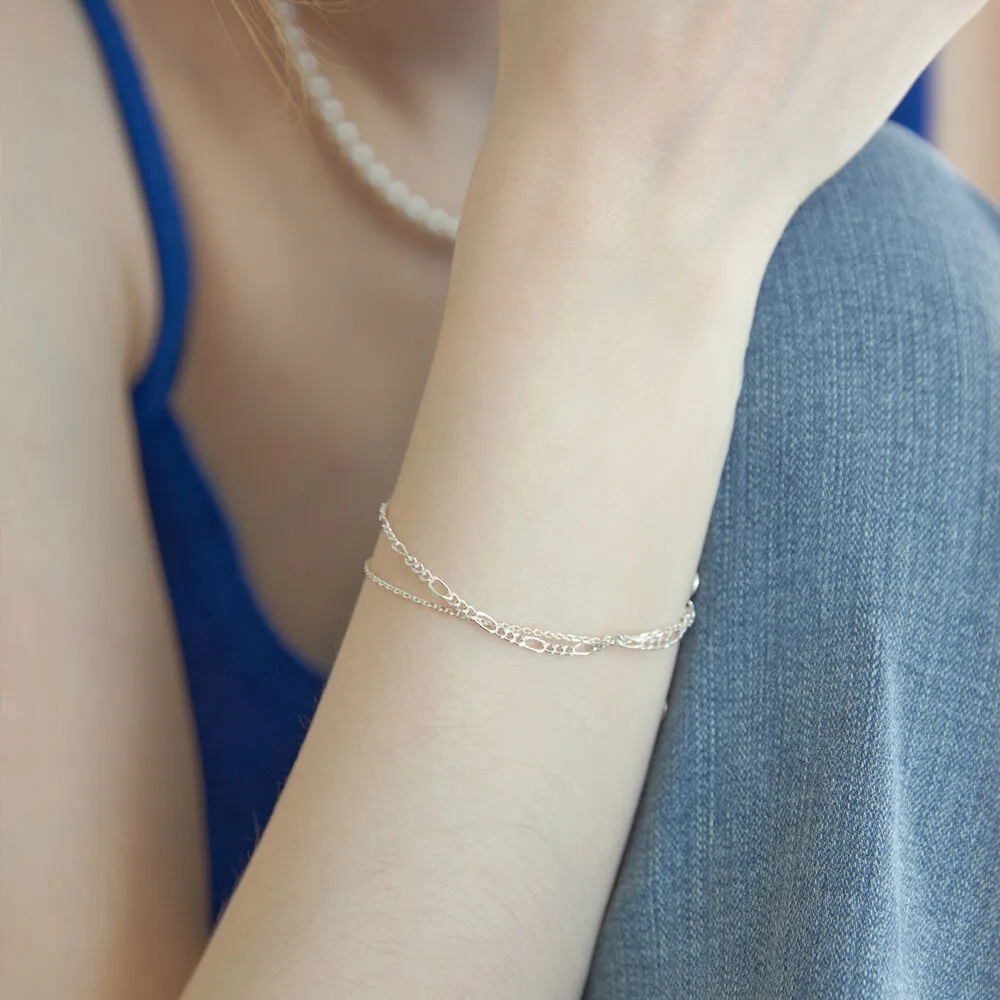 Lucy 두줄 은 팔찌 (925실버) - 감도 깊은 취향 셀렉트샵 29CM