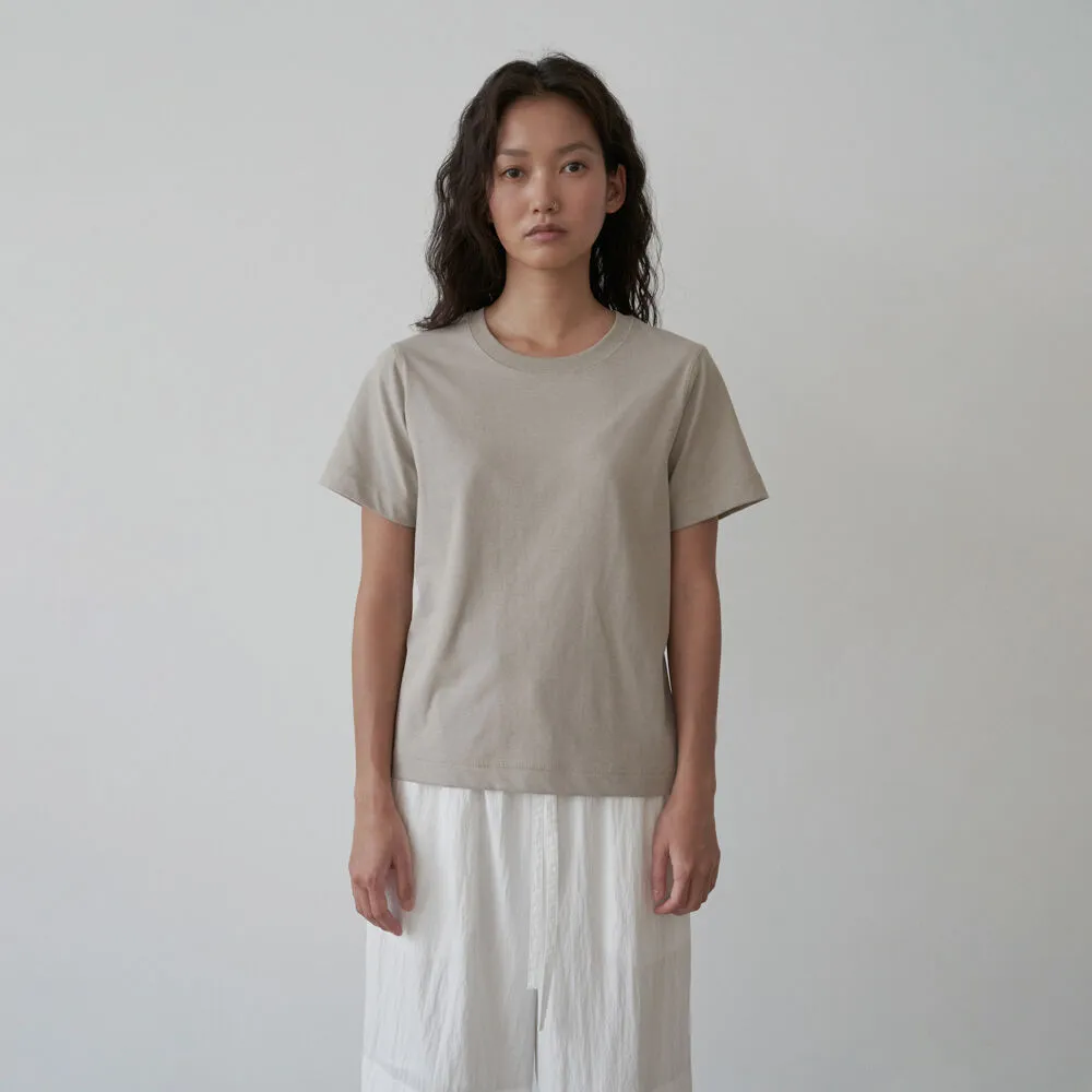 하프 슬리브 기본 무지 반팔 티셔츠 (Ash beige) - 감도 깊은 취향 셀렉트샵 29CM