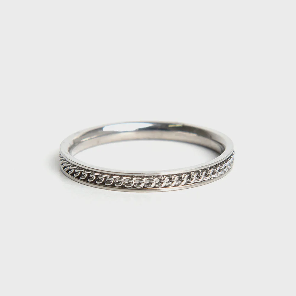 BAT406 [surgical steel]Thin chain Ring - 감도 깊은 취향 셀렉트샵 29CM