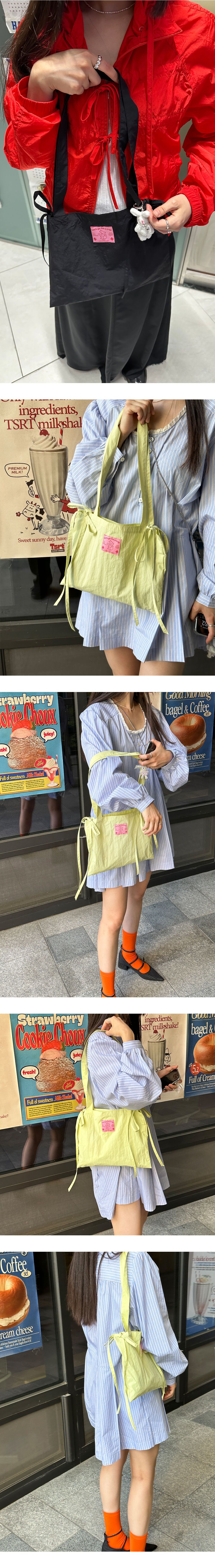 Ribbon mini ecobag_skyblue_리본 미니 에코백 - 감도 깊은 취향 셀렉트샵 29CM