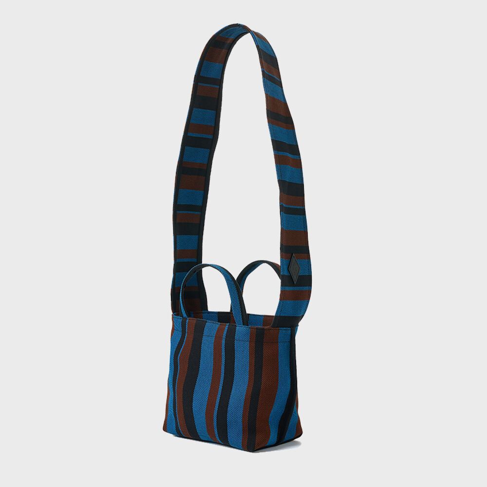 Wide strap mini bag in multi stripe - 감도 깊은 취향 셀렉트샵 29CM