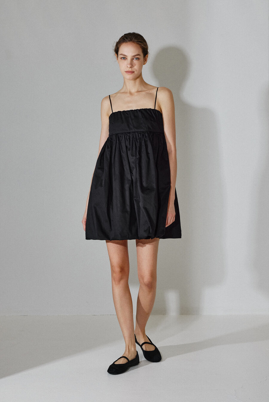 BALLOON TOP MINI DRESS_BLACK - 감도 깊은 취향 셀렉트샵 29CM