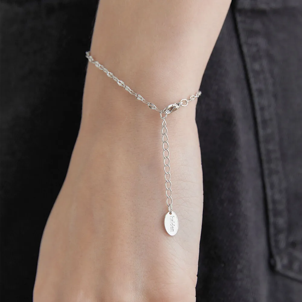 thin chain loop bracelet (W006_silver) - 감도 깊은 취향 셀렉트샵 29CM