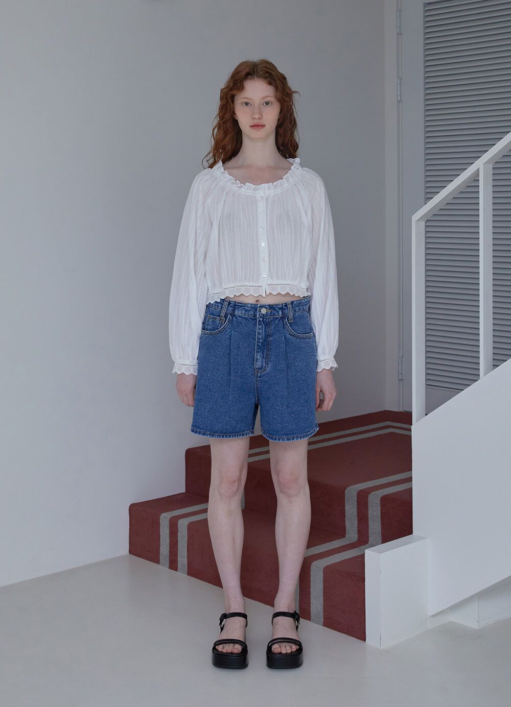 PINTUCK SHORT JEANS - 감도 깊은 취향 셀렉트샵 29CM