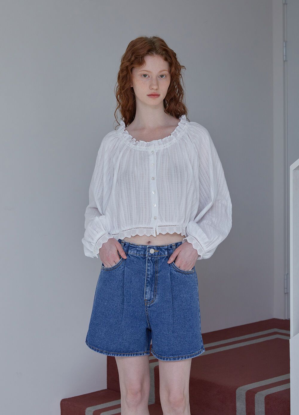 PINTUCK SHORT JEANS - 감도 깊은 취향 셀렉트샵 29CM