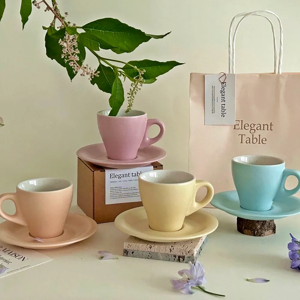 [선물용] 클로리스컵앤소서 2p선물세트 4color 신혼 홈카페 집들이 선물 - 감도 깊은 취향 셀렉트샵 29CM