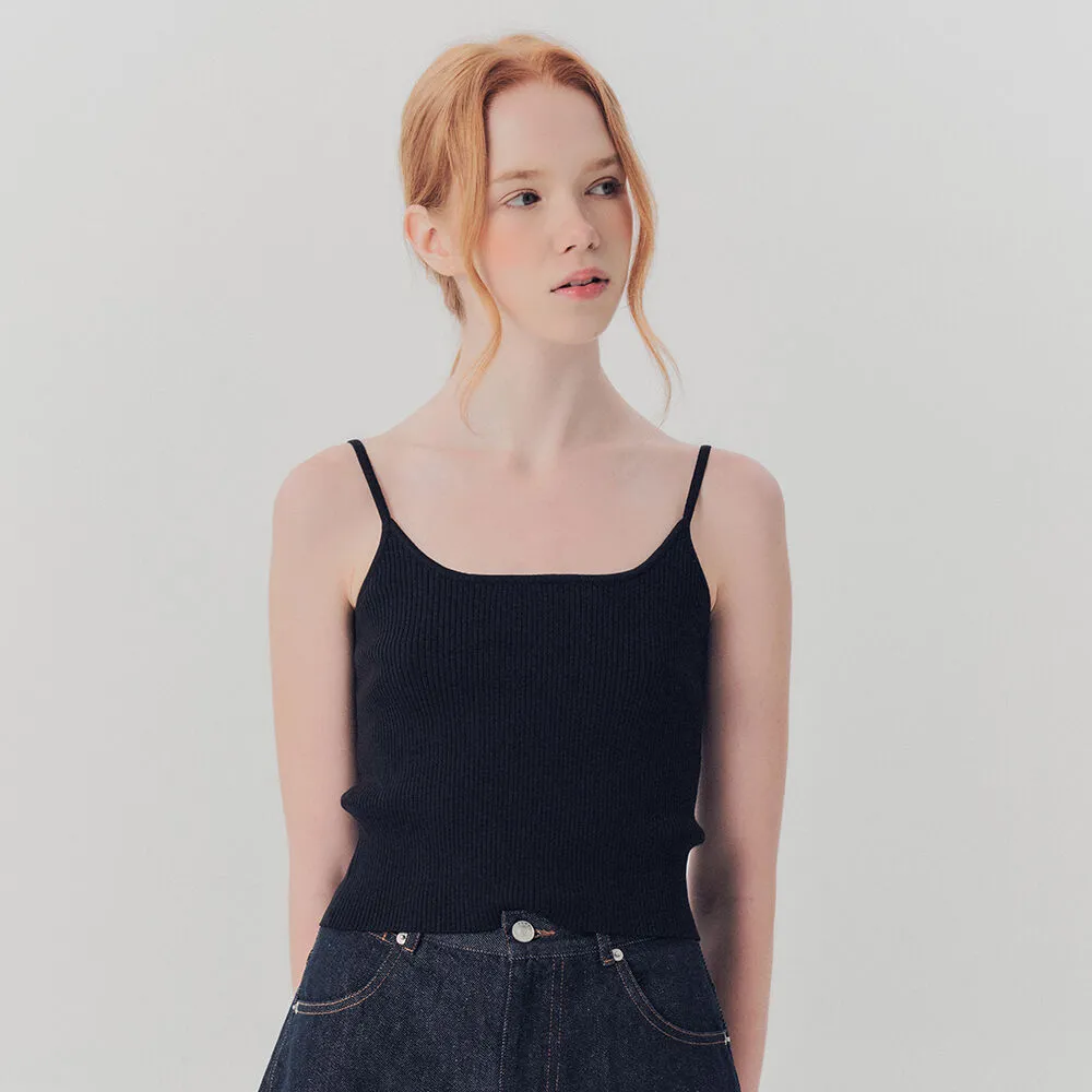 WED_Basic sleeveless knit top_BLACK - 감도 깊은 취향 셀렉트샵 29CM