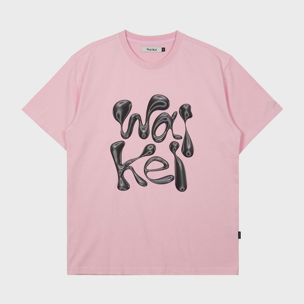 WK 3D 로고 반팔티셔츠 연핑크 - 감도 깊은 취향 셀렉트샵 29CM