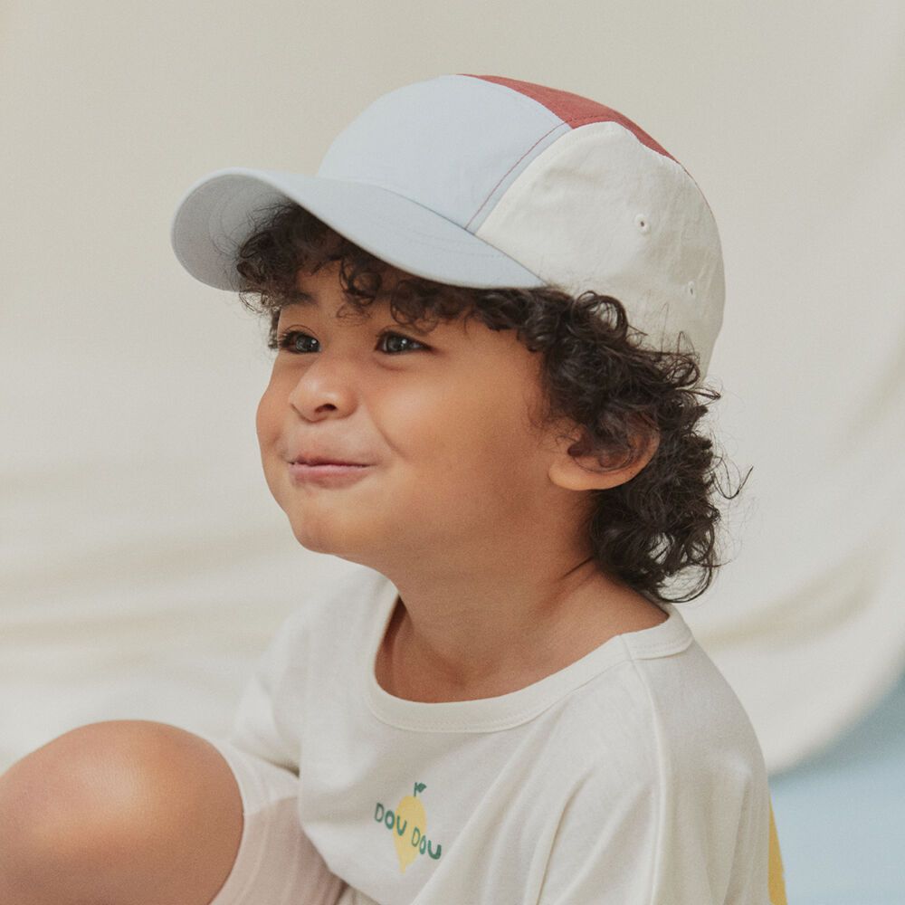 두두앤솜 컬러블럭 볼캡 - 브릭스카이 - 감도 깊은 취향 셀렉트샵 29CM