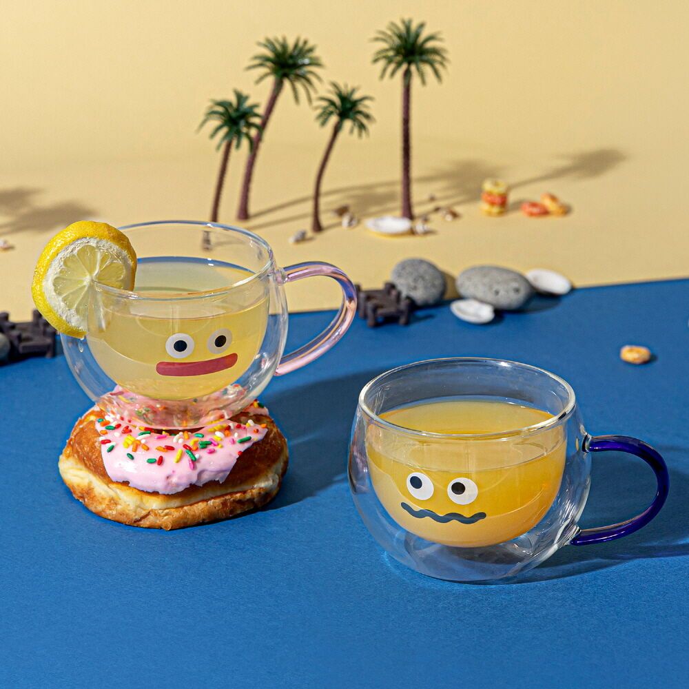 페이스 이중내열 글라스 머그 2P 세트 (2color) - 감도 깊은 취향 셀렉트샵 29CM