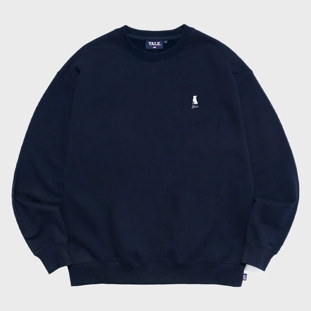 (23FW) EMBROIDERY HERITAGE UNIVERSITY DAN CREWNECK NAVY - 감도 깊은 취향 셀렉트샵 29CM