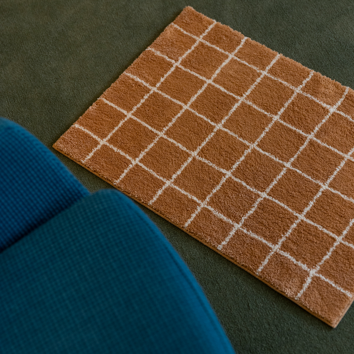 [29CM단독] 살몬 그리드 도어 매트 (50x70) - 감도 깊은 취향 셀렉트샵 29CM