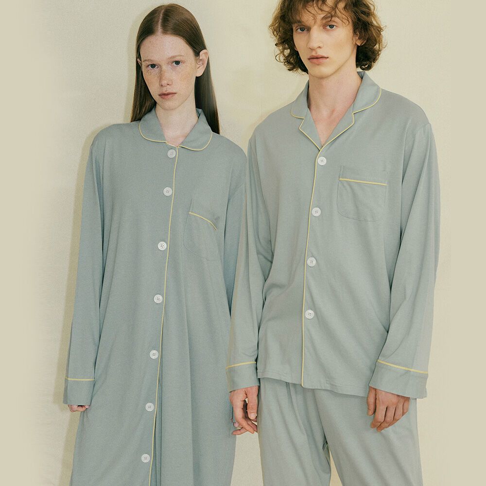 [모달] (couple) Essential Mint Grey Pajama Set + Lounge Shirt - 감도 깊은 취향 셀렉트샵 29CM