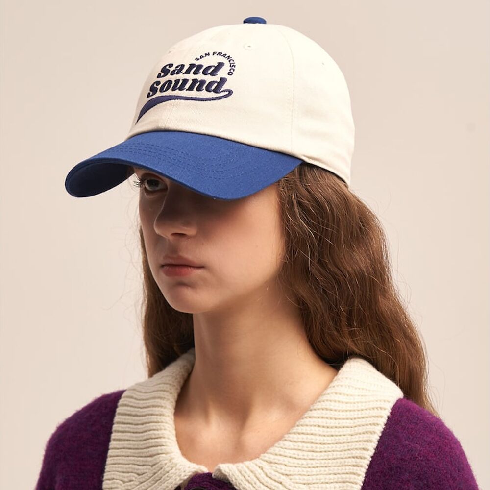 Big Wave Logo Cap Blue & Ivory - 감도 깊은 취향 셀렉트샵 29CM