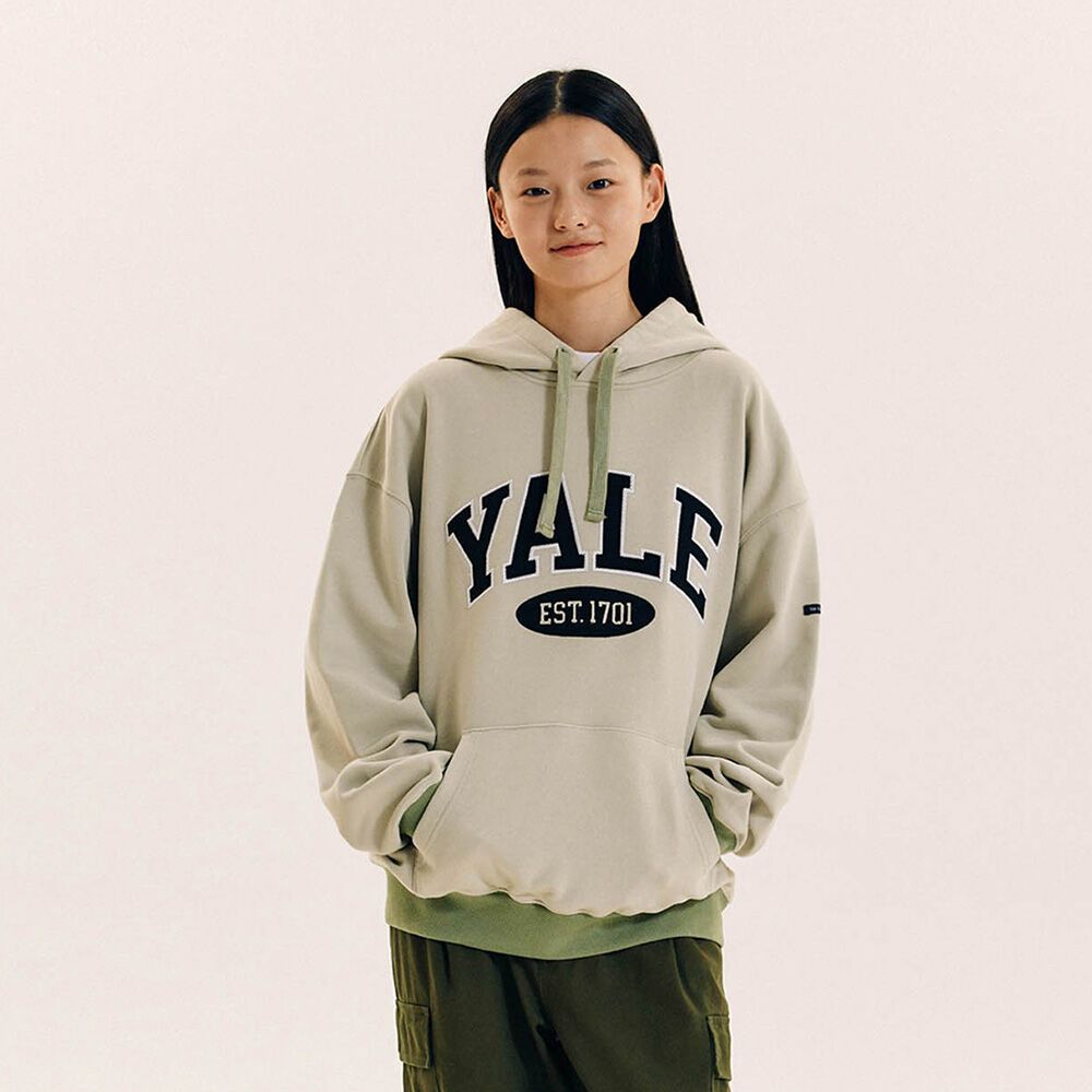 (23FW) 2 TONE ARCH HOODIE CREAM / KHAKI - 감도 깊은 취향 셀렉트샵 29CM