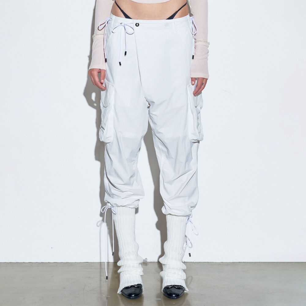 Cuffed Hem Cargo Trousers White - 감도 깊은 취향 셀렉트샵 29CM