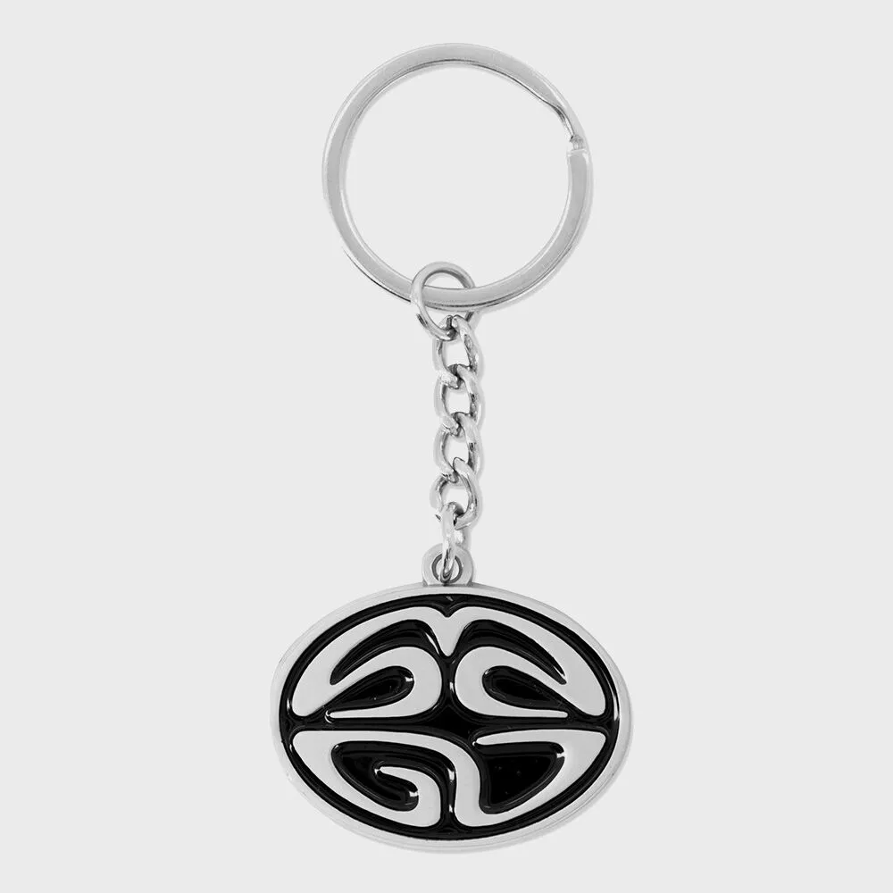 ECLIPSE LOGO KEYRING SILVER(MG2DFMAB84A) - 감도 깊은 취향 셀렉트샵 29CM