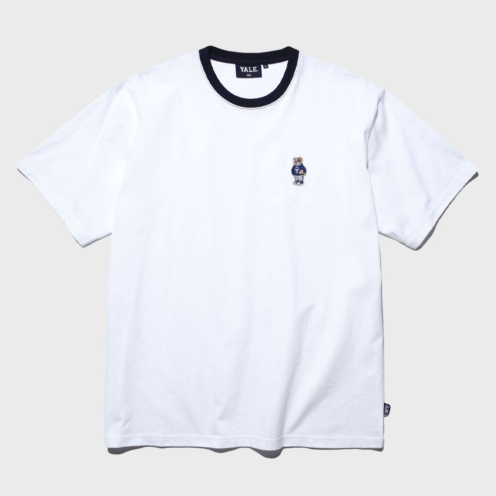 (23SS) EMBROIDERY UNIVERSITY DAN TEE NAVY / WHITE - 감도 깊은 취향 셀렉트샵 29CM
