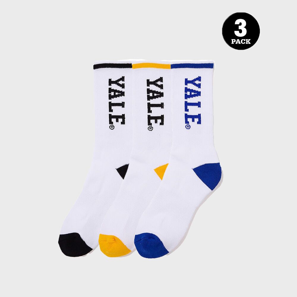 [YALE X WAUSAN30] 3PACK SPORTS SOCKS - 감도 깊은 취향 셀렉트샵 29CM