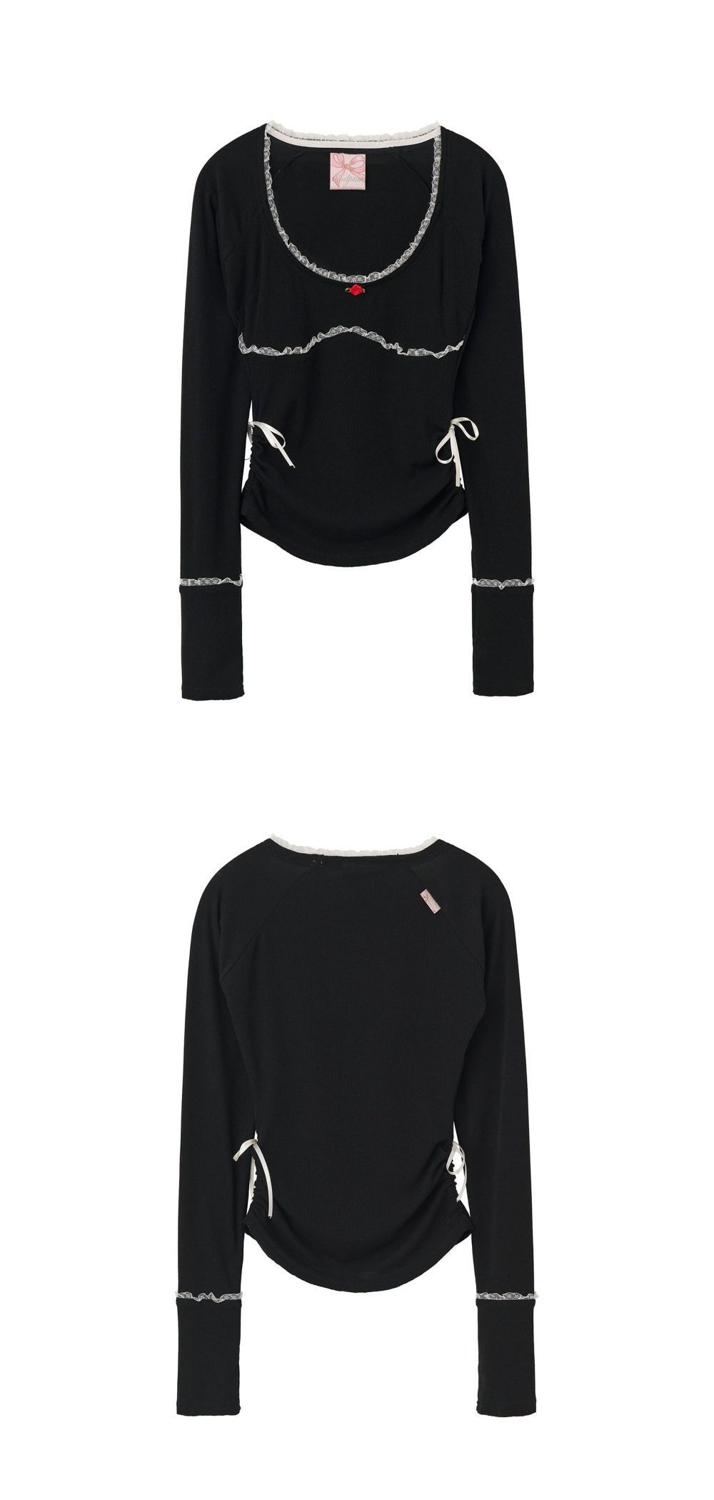 Bow Tie L/S Tee Black - 감도 깊은 취향 셀렉트샵 29CM
