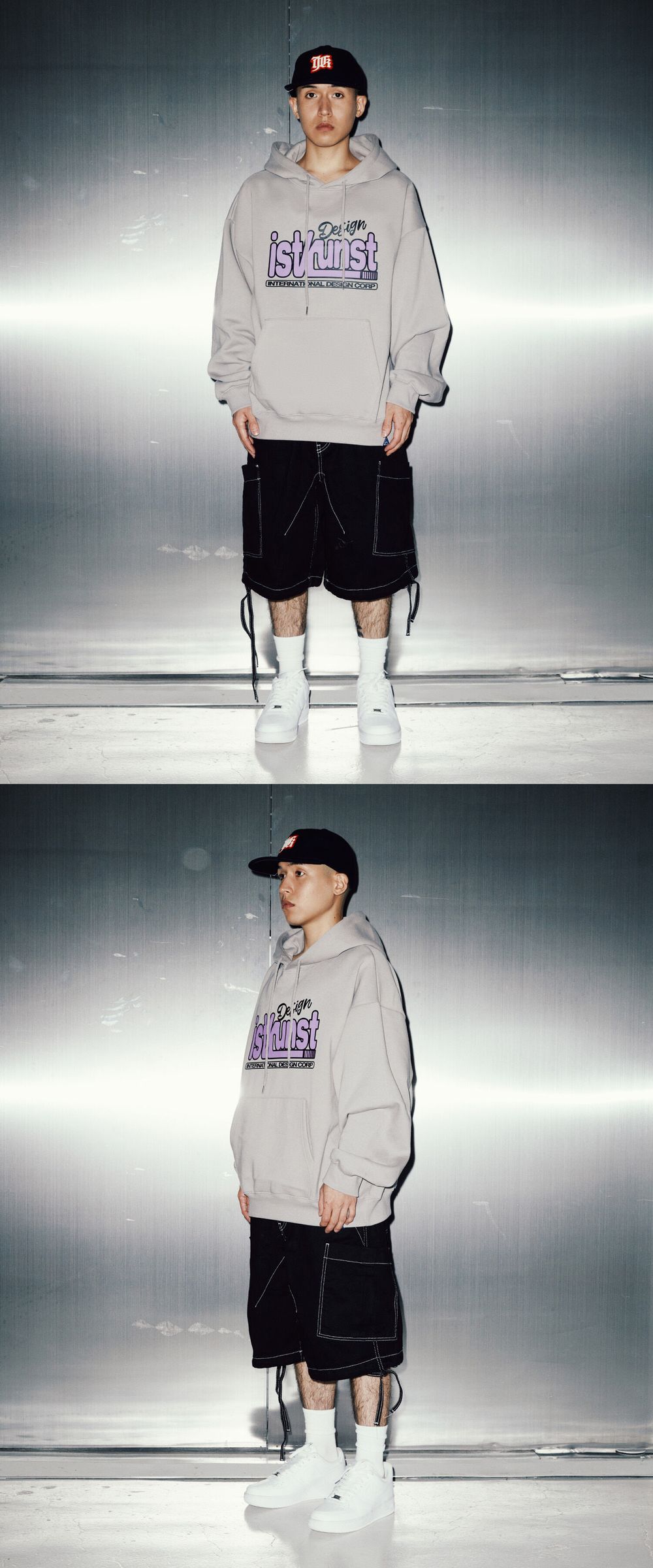 IK DESIGN HOODIE_BEIGE GREY(IK2DFMM430A) - 감도 깊은 취향 셀렉트샵 29CM