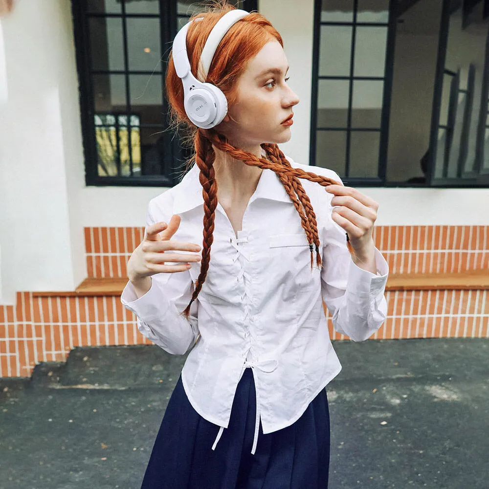 DD_String cross line collar shirt - 감도 깊은 취향 셀렉트샵 29CM