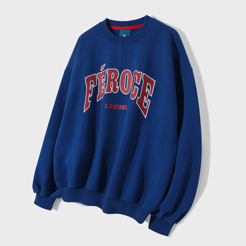 Feroce Arch Logo Sweatshirt T83 - Blue - 감도 깊은 취향 셀렉트샵 29CM