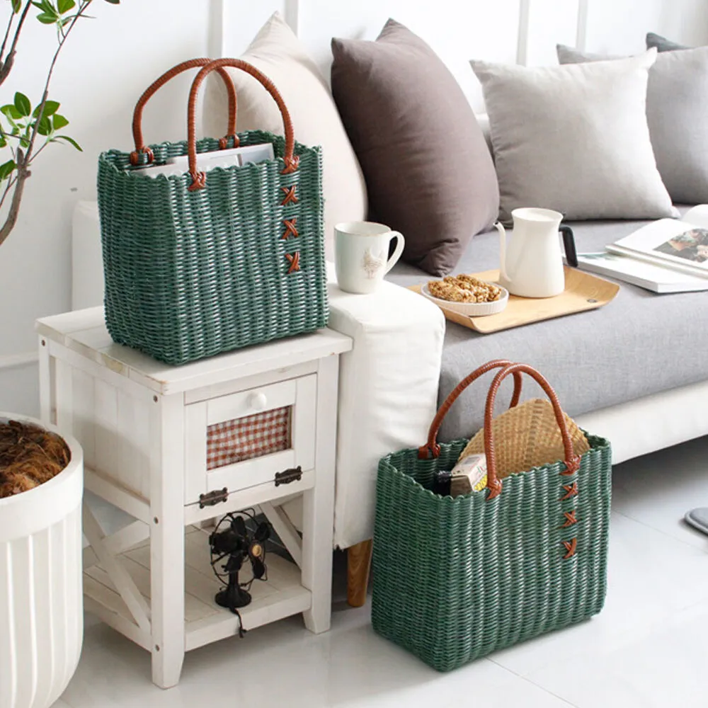 PP라탄 엑스 빨대 가방 2p세트 (4color) - 감도 깊은 취향 셀렉트샵 29CM