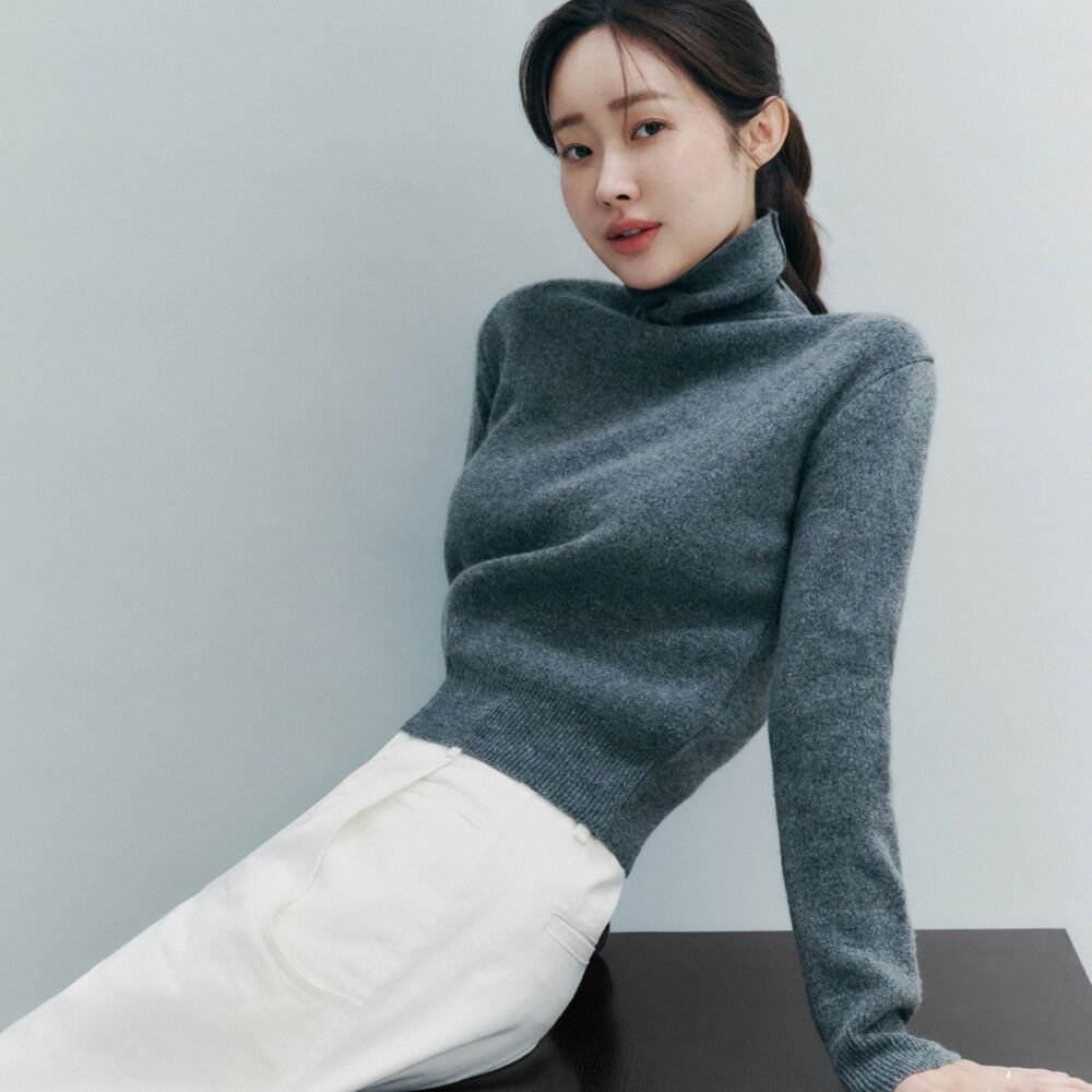 울 캐시미어 터틀넥 니트_GREY - 감도 깊은 취향 셀렉트샵 29CM