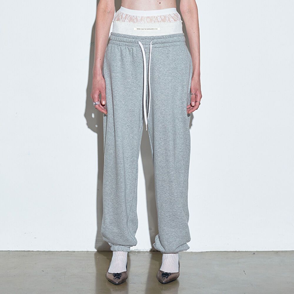 Trunk Layered Jogger Pants Melange Gray - 감도 깊은 취향 셀렉트샵 29CM