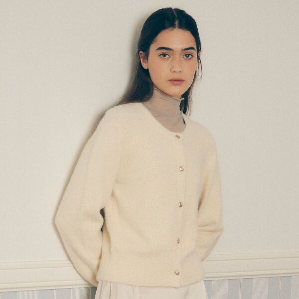 HAIRY CARDIGAN IVORY - 감도 깊은 취향 셀렉트샵 29CM