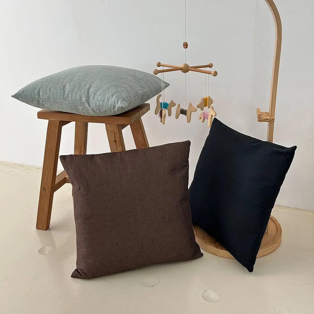 러프 소파 쿠션커버 45x45 심플솔리드 T 2P - 감도 깊은 취향 셀렉트샵 29CM