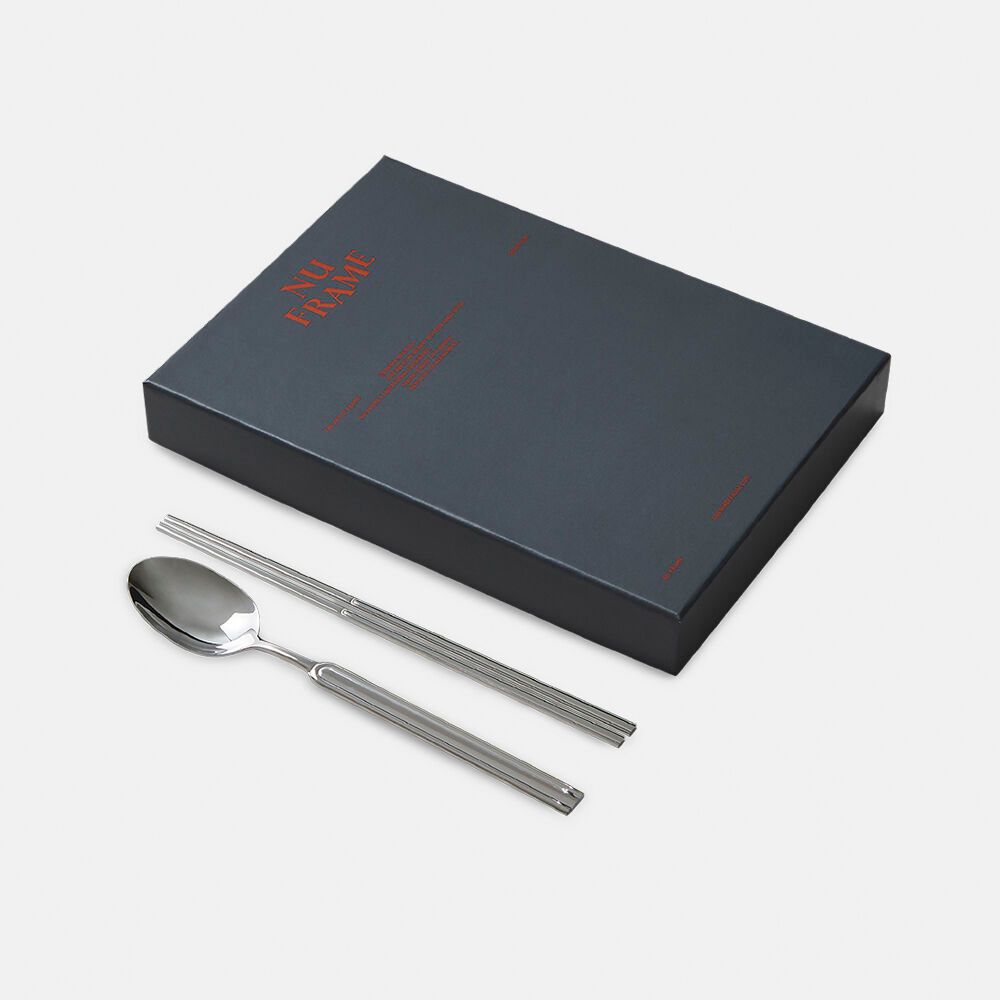 OD_누프레임 커트러리 스푼 앤 찹스틱 4p 세트 - 감도 깊은 취향 셀렉트샵 29CM