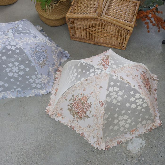 플라워 육각 우산형 밥상보 (2color) - 감도 깊은 취향 셀렉트샵 29CM