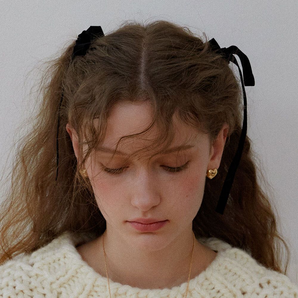 tension ribbon hair tie set_004_2color HT009 - 감도 깊은 취향 셀렉트샵 29CM