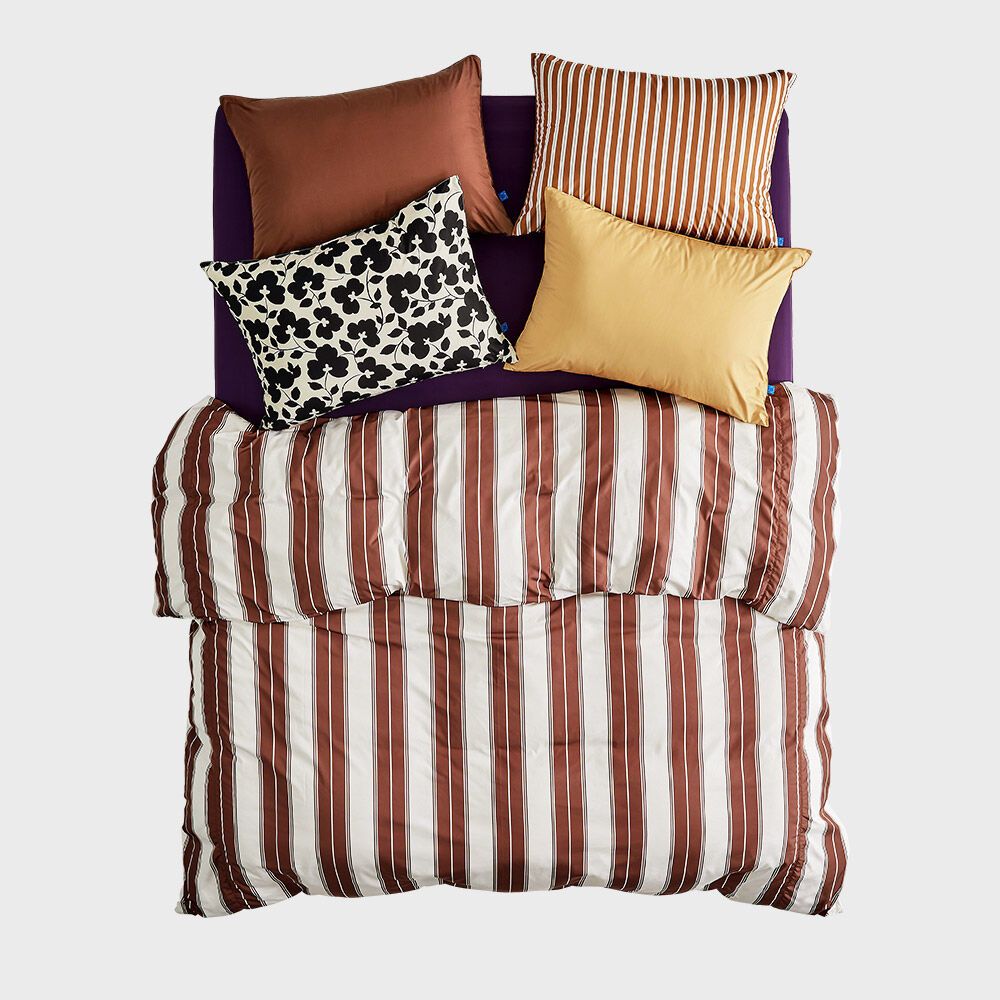 [29CM 단독] 볼드스트라이프&오키드 레이어드 알러지케어 이불커버세트 SS/Q/K - 감도 깊은 취향 셀렉트샵 29CM