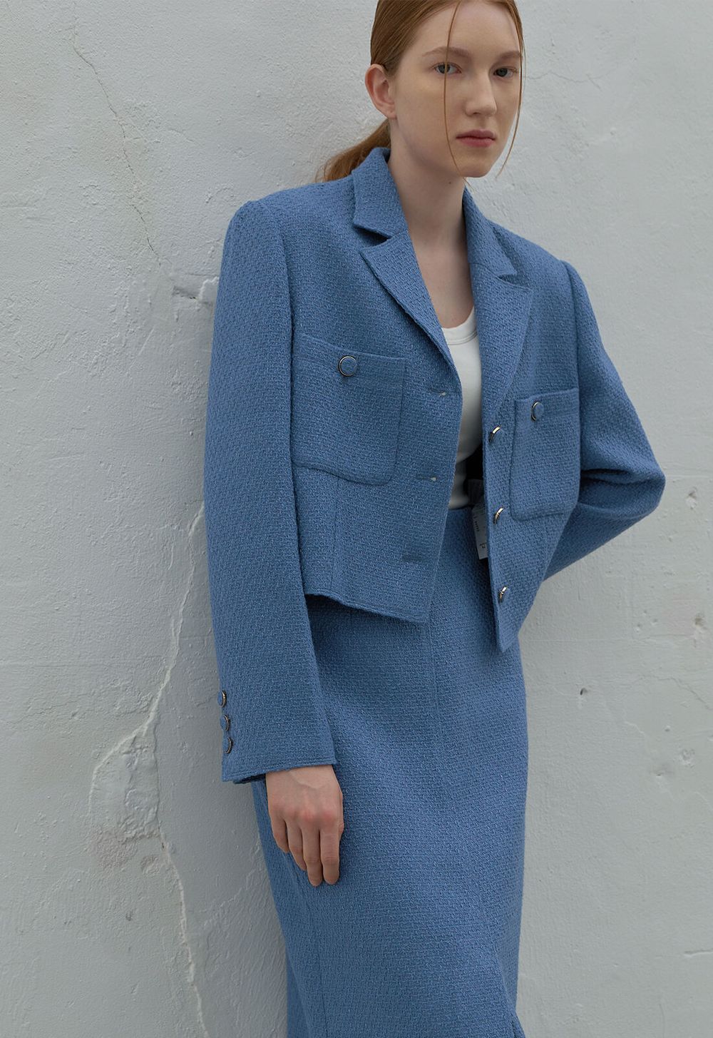 WOOL ADELE SET UP TWEED SKIRT (SK-4838) - 감도 깊은 취향 셀렉트샵 29CM