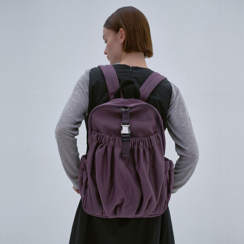 Gathered Backpack_Purple - 감도 깊은 취향 셀렉트샵 29CM