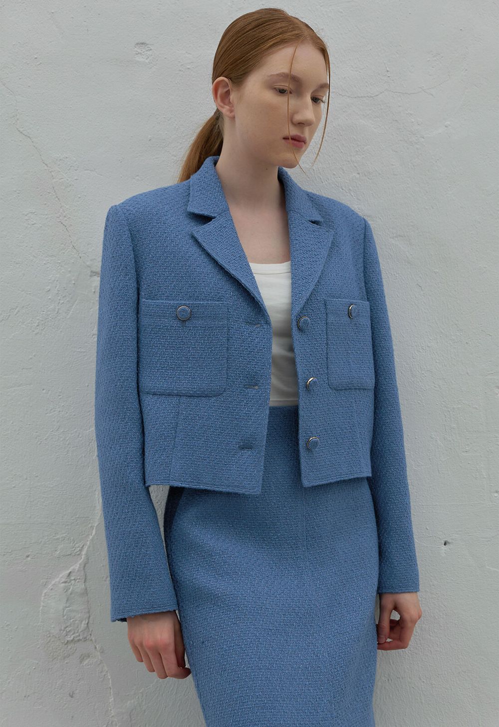 WOOL ADELE SET UP TWEED SKIRT (SK-4838) - 감도 깊은 취향 셀렉트샵 29CM