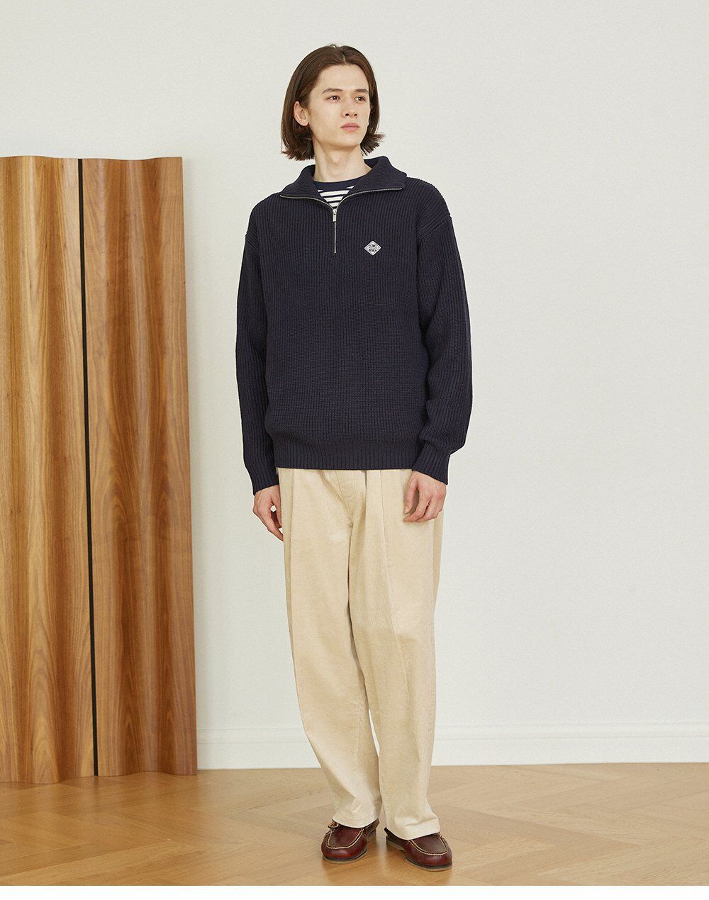 HALF ZIPUP PULLOVER [NAVY] - 감도 깊은 취향 셀렉트샵 29CM