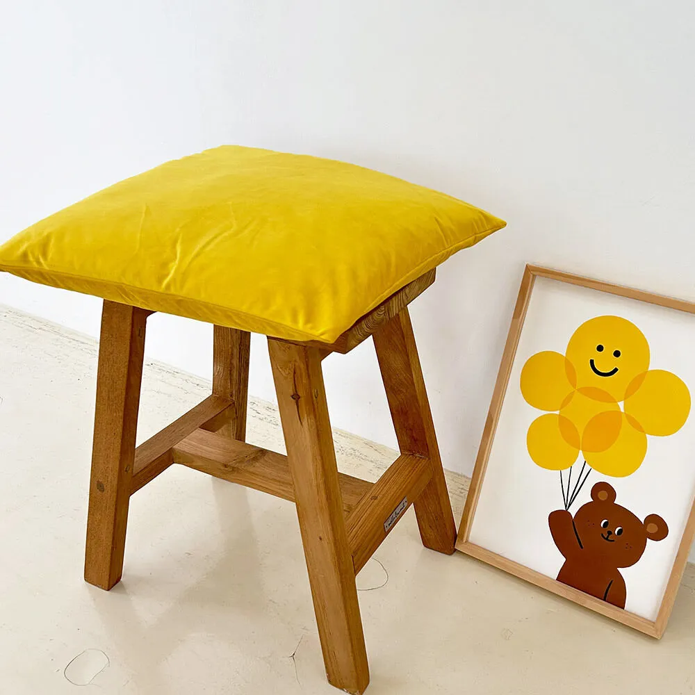 러프 소파 방석커버 45x45 컬러풀벨벳 B - 감도 깊은 취향 셀렉트샵 29CM