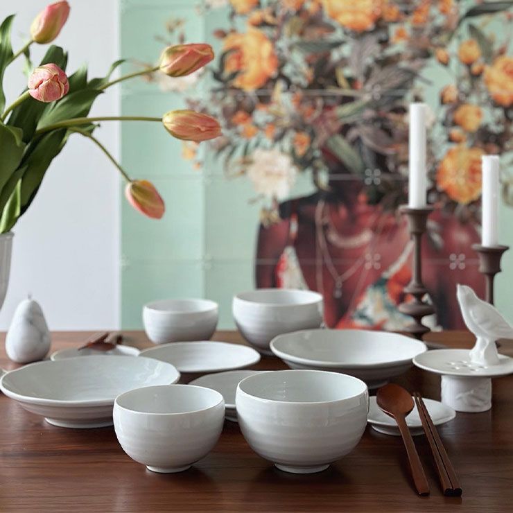 니코트 르블랑 2인 면기 홈세트 12P - 감도 깊은 취향 셀렉트샵 29CM