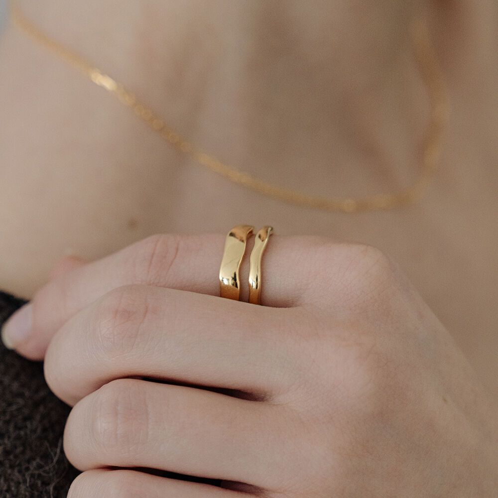 TB024 two line open ring - 감도 깊은 취향 셀렉트샵 29CM