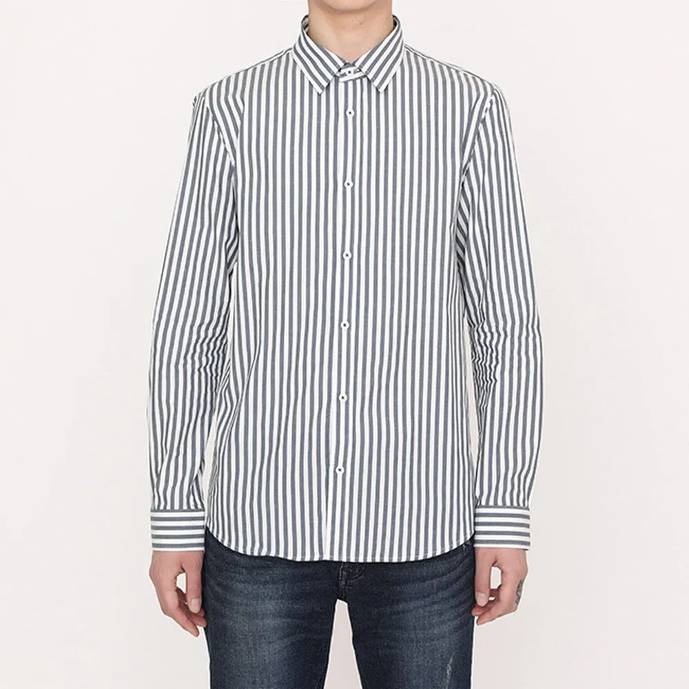 남성 스트라이프 셔츠 (DK-GREEN) - 감도 깊은 취향 셀렉트샵 29CM