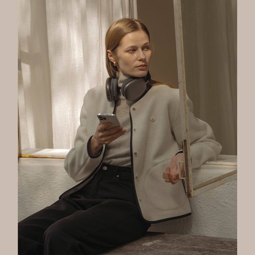 Sofia collarless fleece jacket_Cream - 감도 깊은 취향 셀렉트샵 29CM