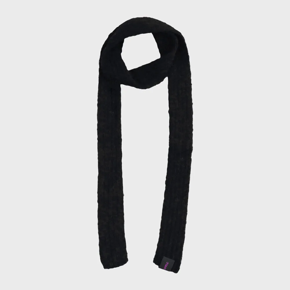 FLUFFY KNIT MUFFLER_BLACK - 감도 깊은 취향 셀렉트샵 29CM