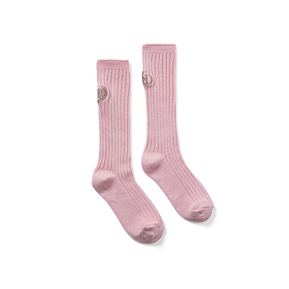 KIDS LONG SOCKS MRD LOGO_PINK LATTE - 감도 깊은 취향 셀렉트샵 29CM