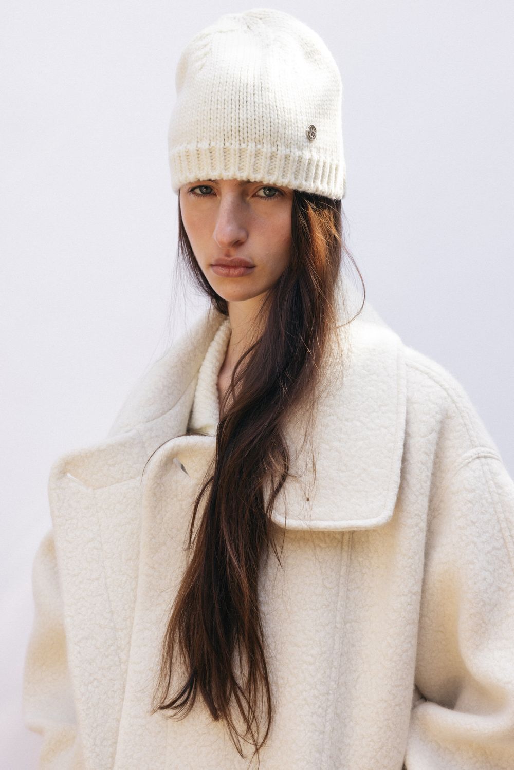 Funnel-neck Half Coat_Ivory - 감도 깊은 취향 셀렉트샵 29CM