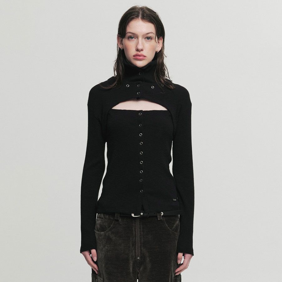 BOLERO CARDIGAN SET / BLACK - 감도 깊은 취향 셀렉트샵 29CM