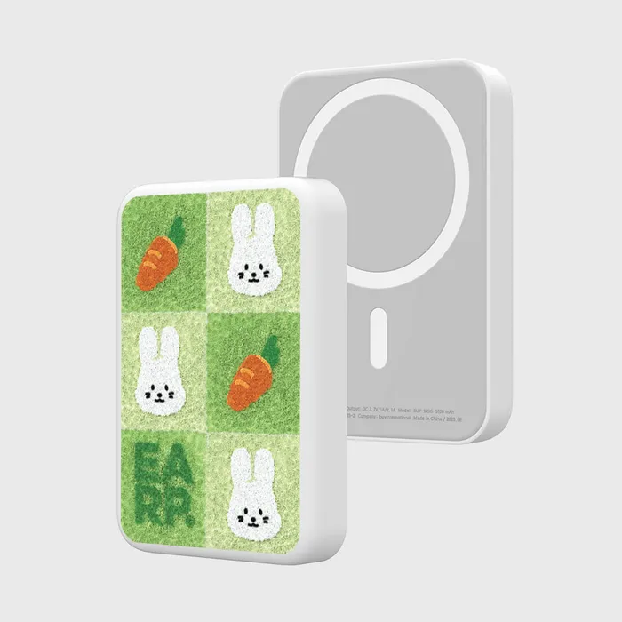 CHECKER BOARD CARROT POPO(맥세이프-보조배터리) - 감도 깊은 취향 셀렉트샵 29CM